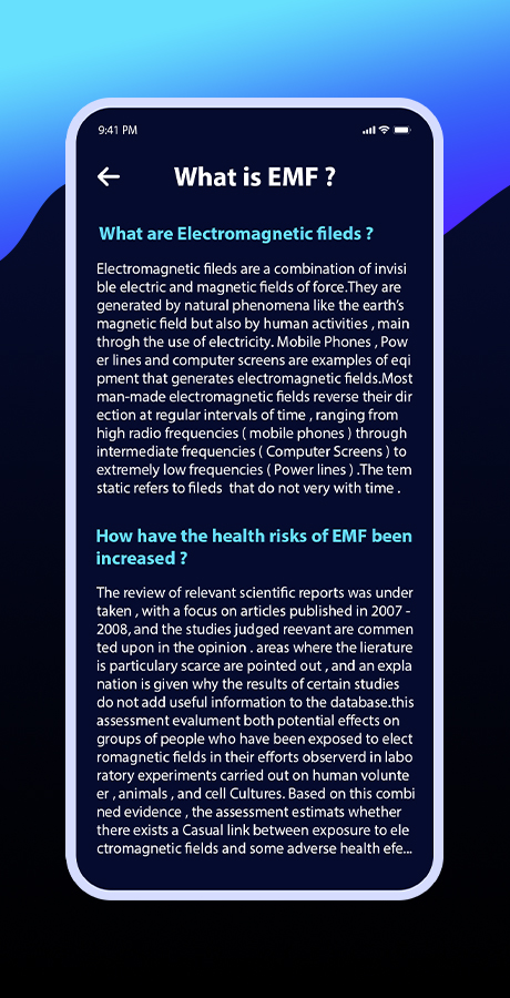 Phone EMF Detector - Ultimate - ElectroSmart - EMF Meter - Radiation Detector - Android ...